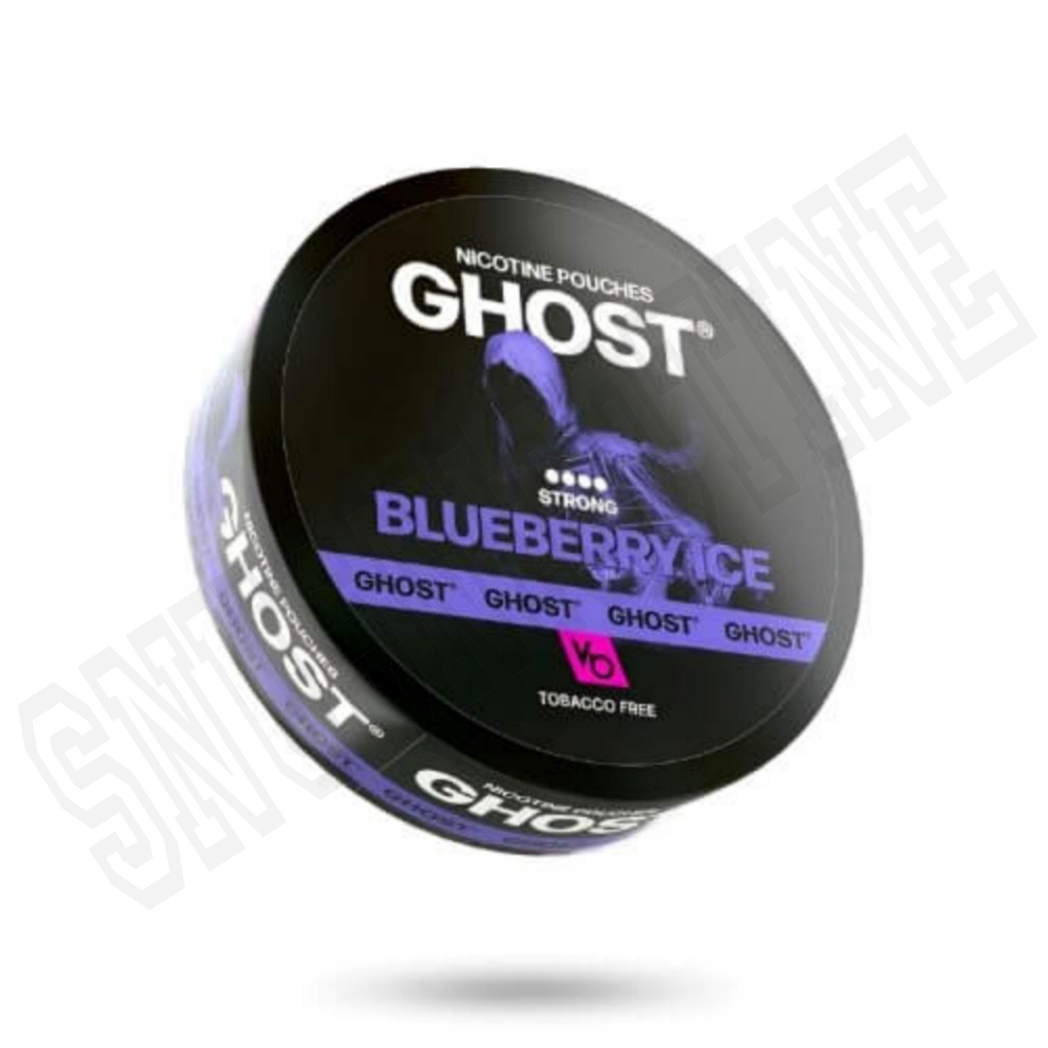 Blueberry Ice Ghost Nicotine Pouches – SNUS Nicotine Pouches