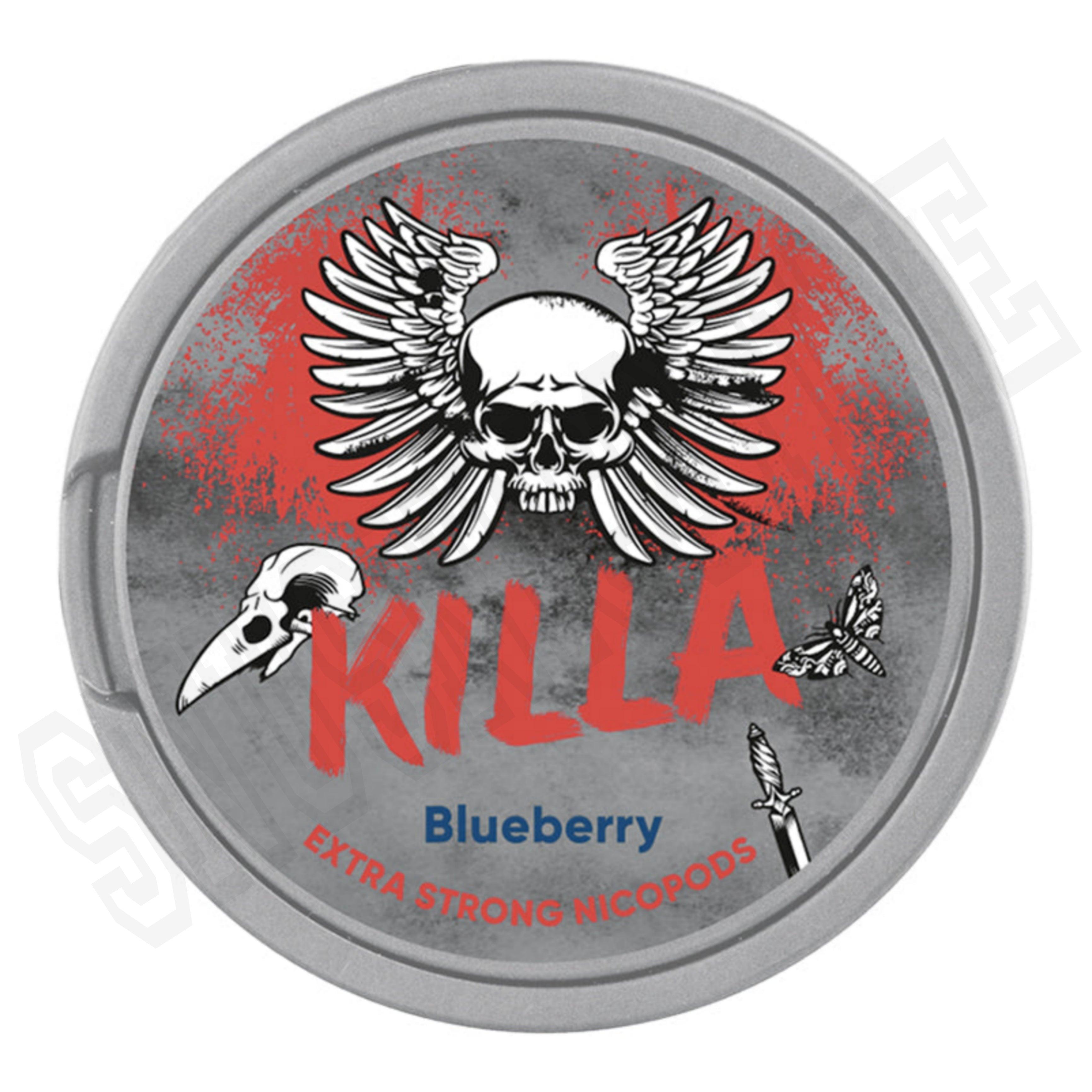 Blueberry KILLA Nicotine Pouches – SNUS Nicotine Pouches