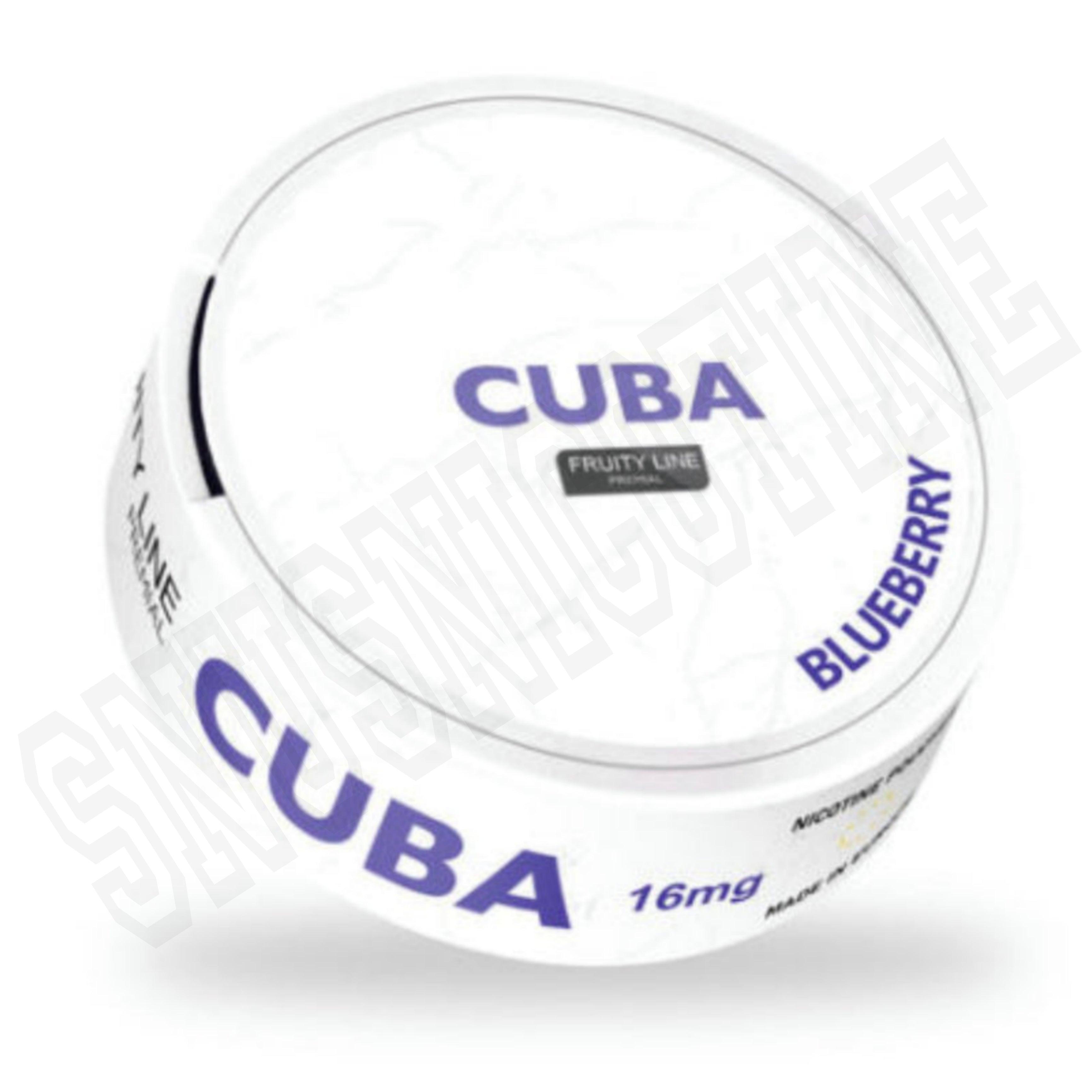 Blueberry White Cuba Nicotine Pouche – SNUS Nicotine Pouches
