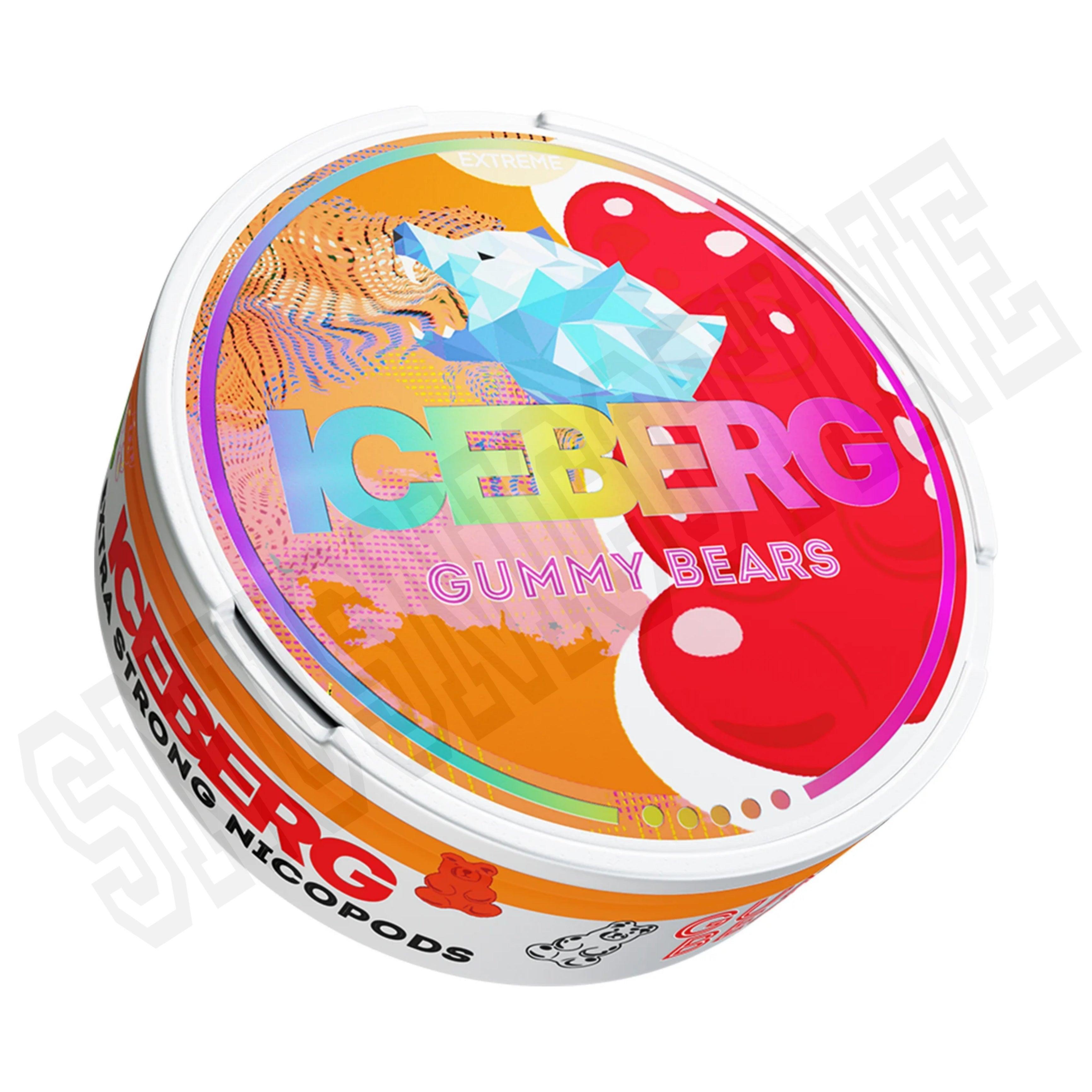 Gummy Bear Extra Strong Iceberg Nicotine Pouches – SNUS Nicotine Pouches