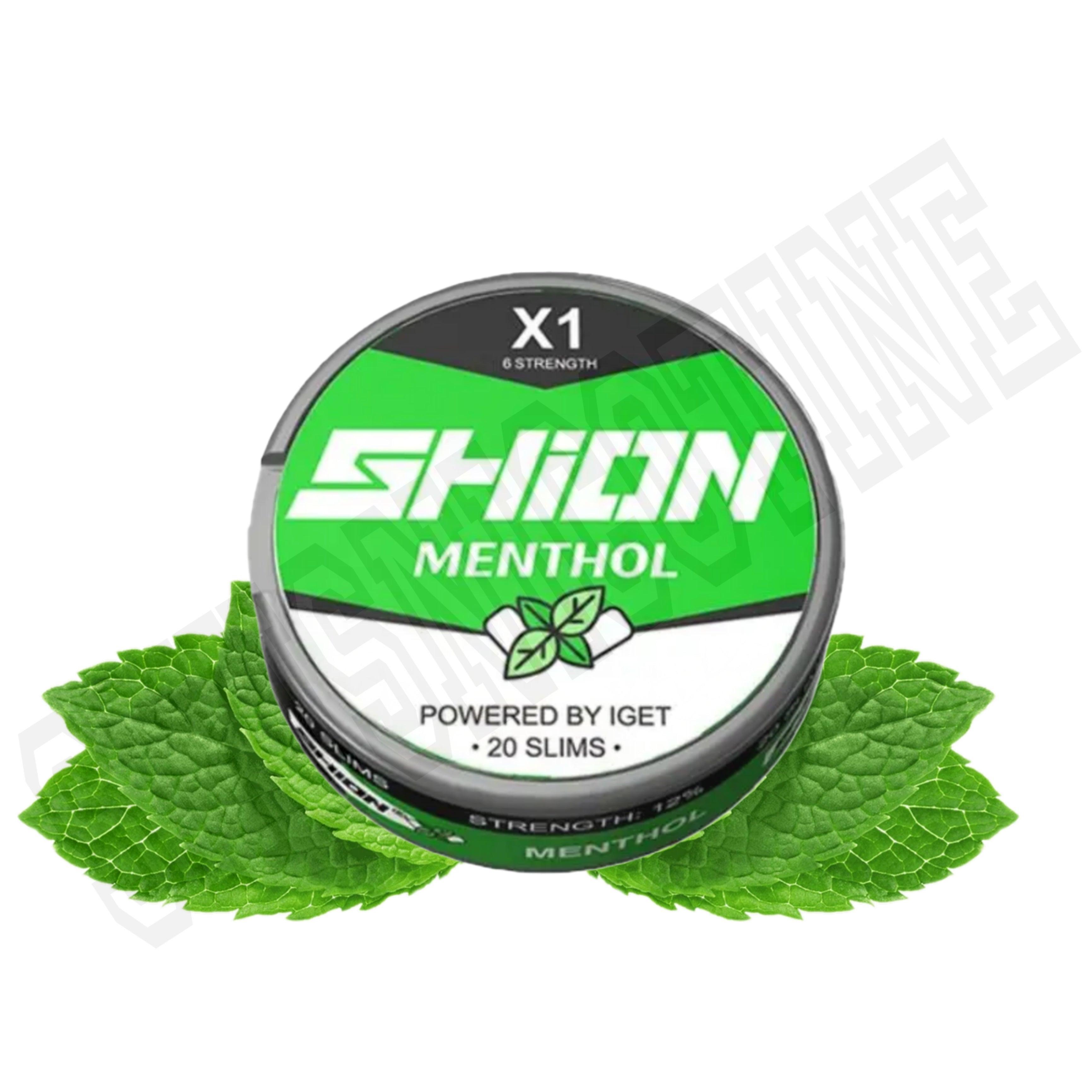 Menthol Shion Nicotine Pouches – SNUS Nicotine Pouches