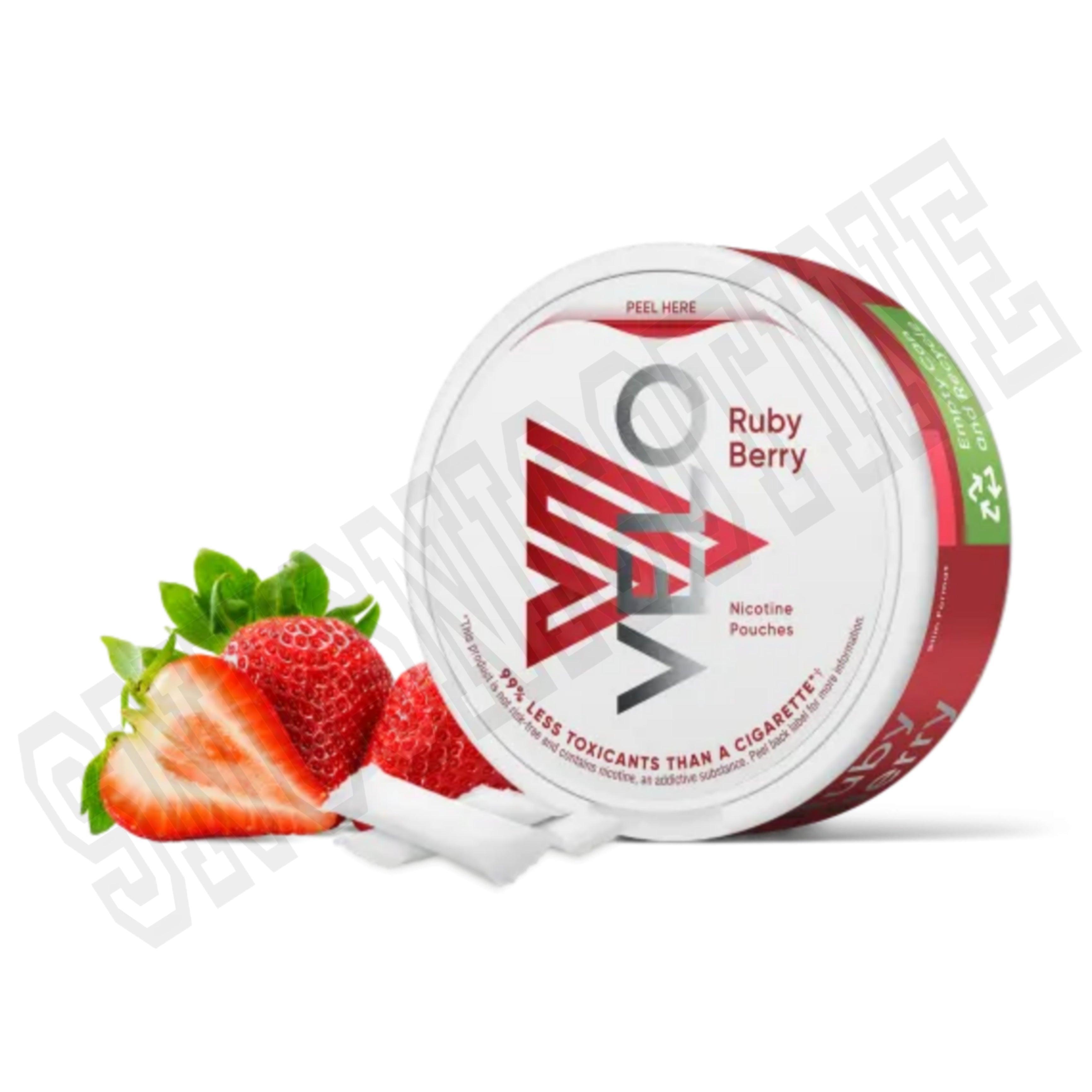 Ruby Berry VELO Nicotine Pouches – SNUS Nicotine Pouches