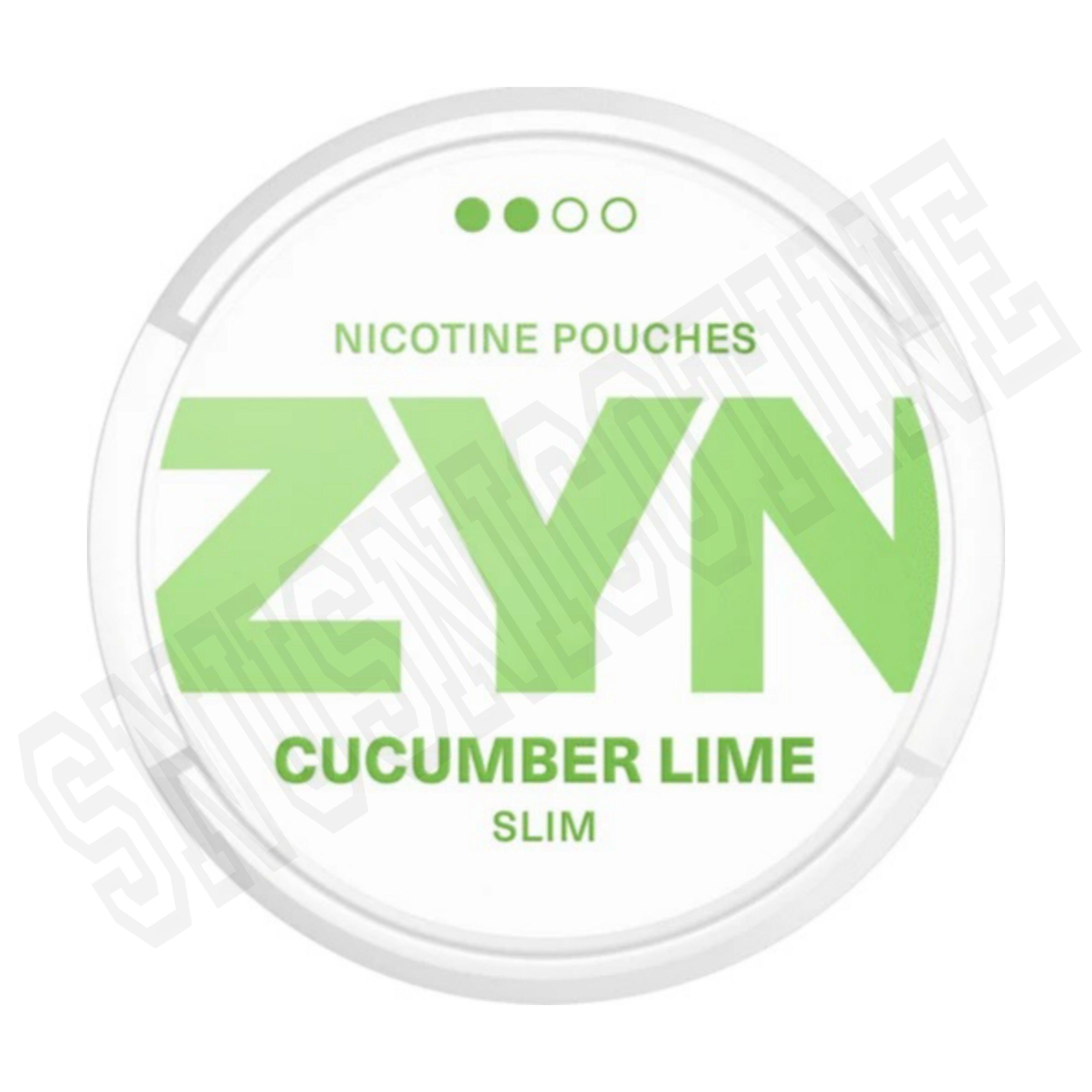 Slim Cucumber Lime Zyn Nicotine Pouches – SNUS Nicotine Pouches
